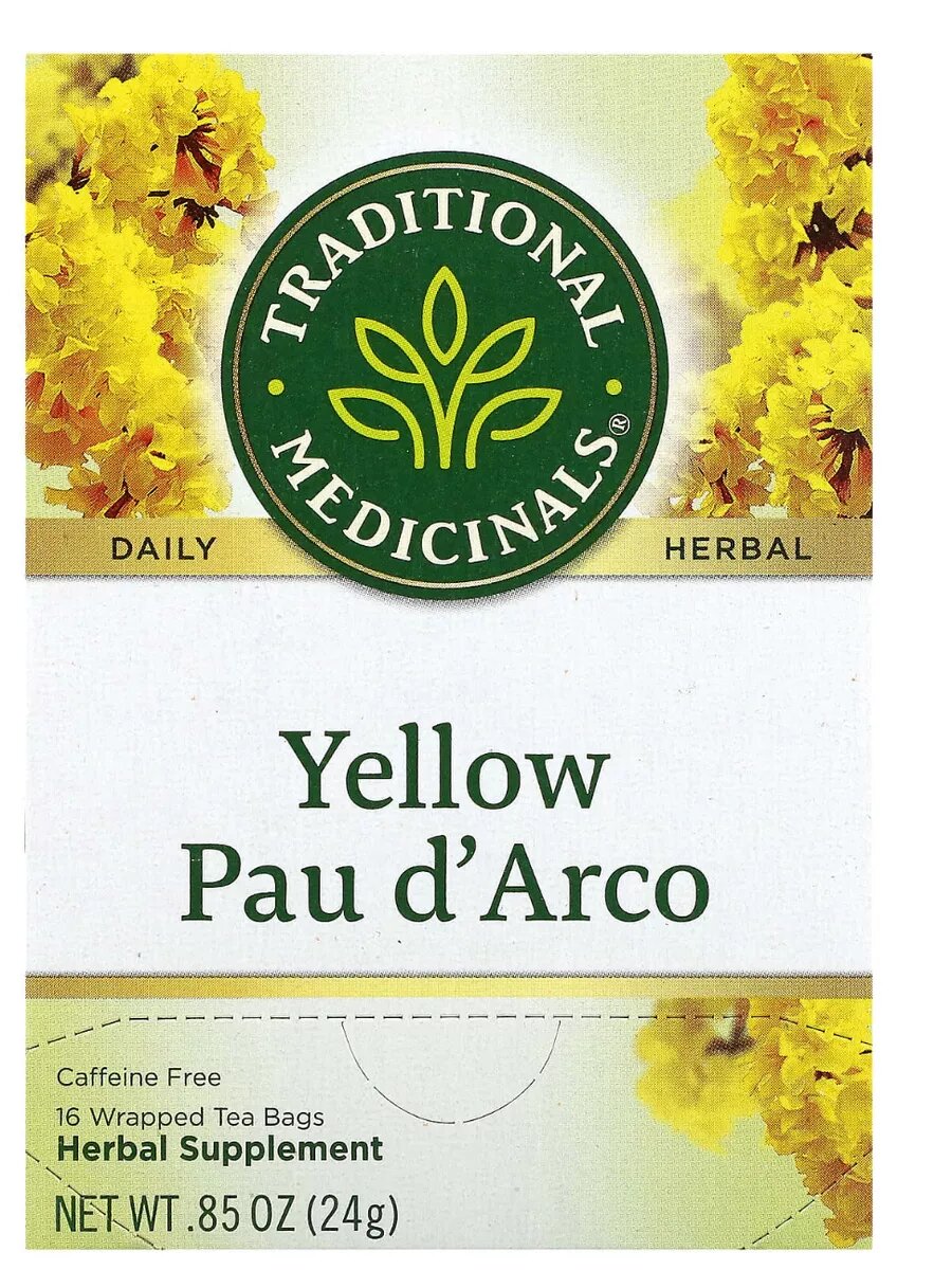 Чай Пау д'Арко Pau d 'Arco, без кофеина,