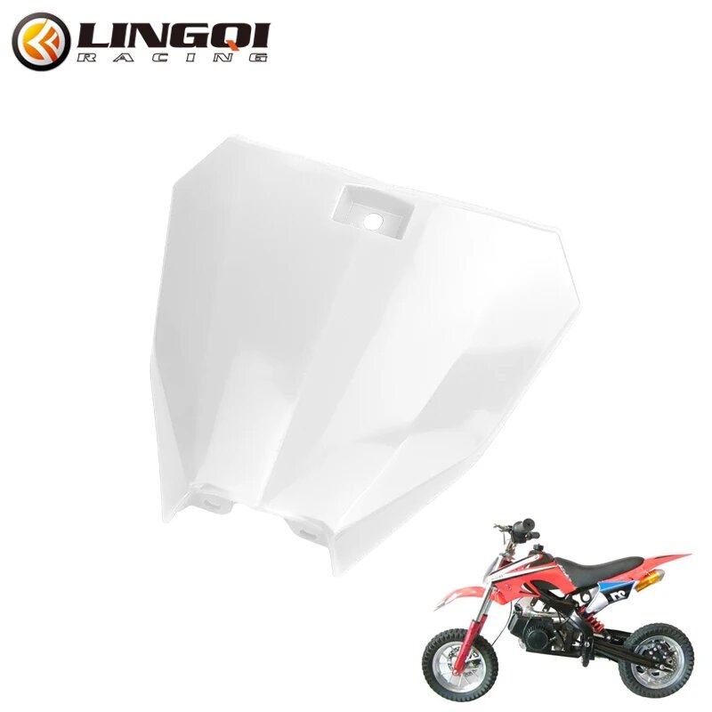 LINGQI передний номерной знак, крышка крыла, защита для детей 49cc, мотокросс, эндуро, мини-грязевой питбайк, пластиковый обтекатель, аксессуары