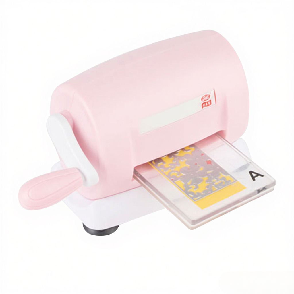 Портативная ручная машина для тиснения и вырезания для скрапбукинга DIY с подложками для вырезания для изготовления бумажных карточек, декора, художественных и ручных творческих проектов, материал ABS, цвета Розовый/Зеленый/Синий/Белый/Фиолетовый/Красный