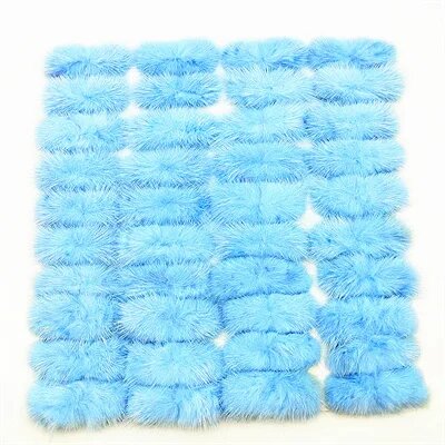 40 шт. 3 см * 7 см Меховые помпоны, бант, норковые помпоны, Бабочка, мягкий помпон, «сделай сам», аксессуары для волос, Декор, одежда, шапки, помпоны