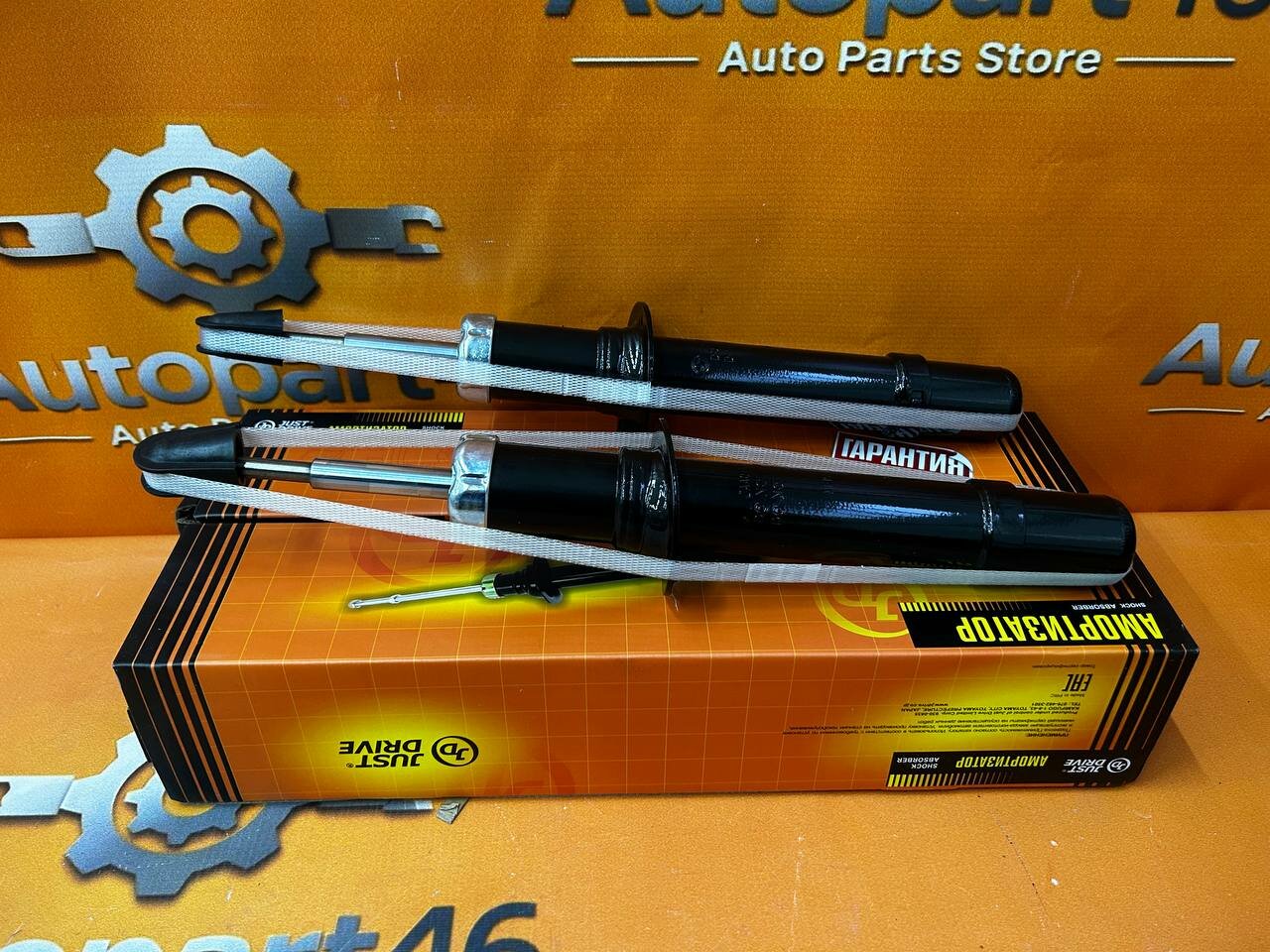 Амортизаторы передней подвески комплект 2 штуки Хёндай Соната 4 ЕФ рестайлинг, Hyundai Sonata IV EF 2001-2012. Just Drive, Япония