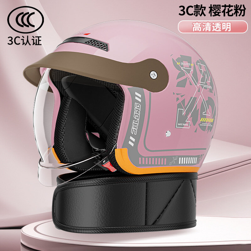 Новый национальный стандарт 3C сертифицированный шлем для электромобилей, унисекс, безопасный шлем, регулируемый полушлем, мотоциклетный шлем