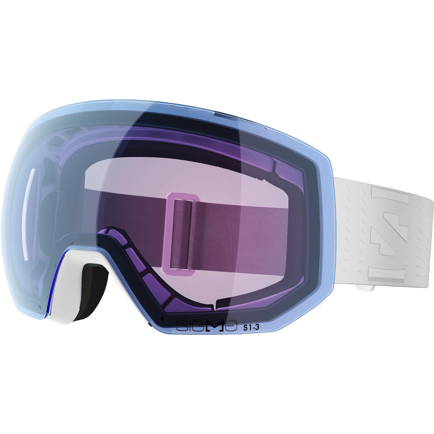 Горнолыжные очки Salomon Radium Pro Sigma Photo White Cat. 1-3 25/26 Белый, для мужчин , Белый