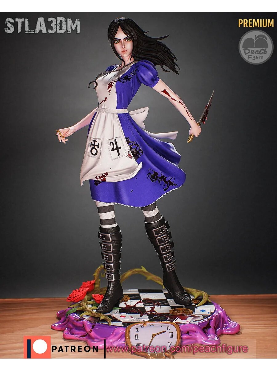 Коллекционная фигурка Alice под покраску 20 см