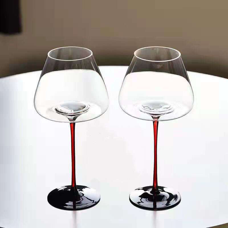 Новый домашний декантер, набор бокалов для красного вина, хрустальные бокалы, геометрический европейский стиль легкой роскоши