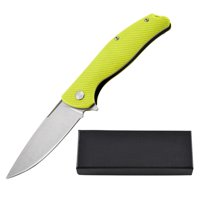 Производитель Нож складной для улицы, лезвие D2, ручка G10, нож медведя с клипсой, удобный портативный инструмент для кемпинга и пикника EDC