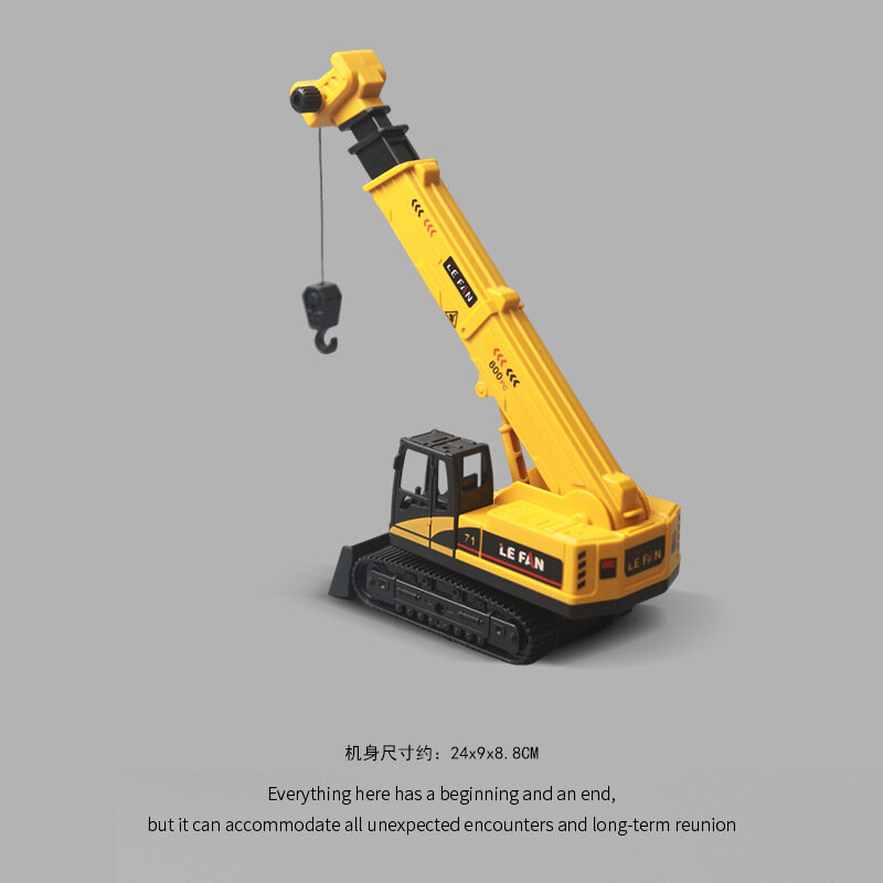 Детская модель экскаватора-погрузчика Smart Little Expert 168-56A с инерционным механизмом подъема.