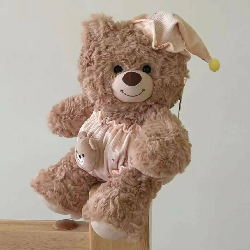 Teddy bear plush toy stuffed animal pp cotton collectible gift for christmas girlfriend kids nursery decor