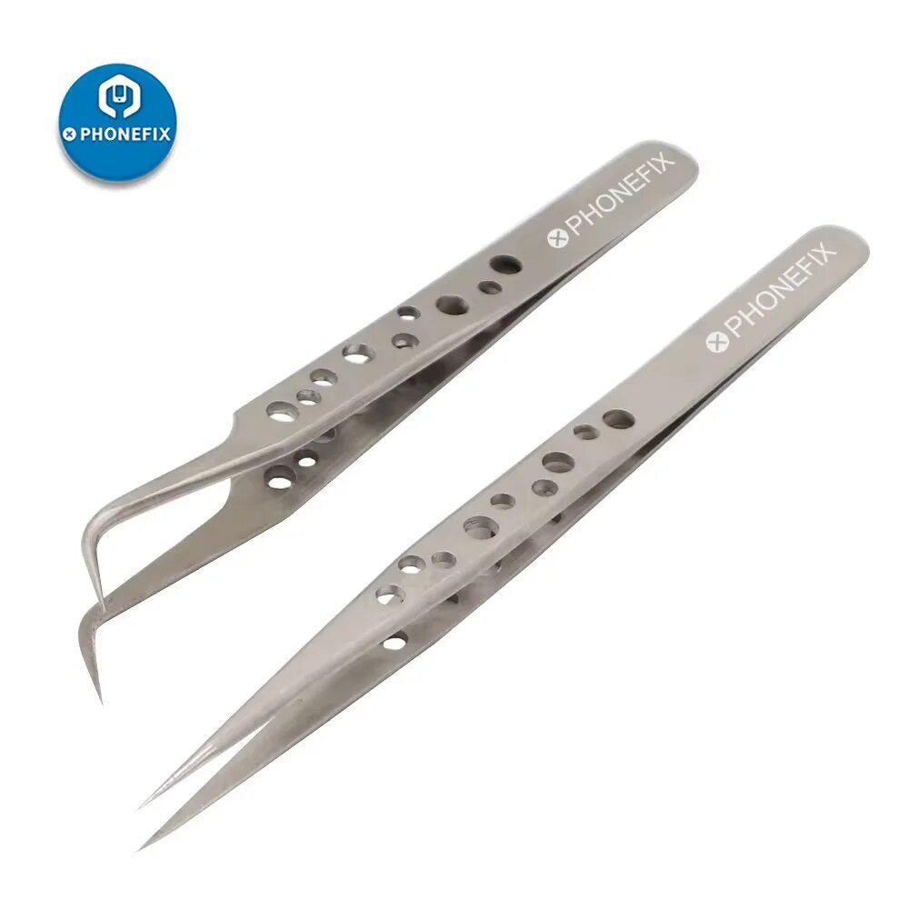 Промышленные пинцеты PHONEFIX из нержавеющей стали Bent and Straight