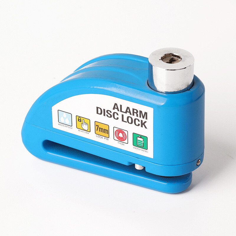 Алюминиевый сплав Умный сигнализационный велосипедный замок Горный велосипед Электрический велосипед Замок дискового тормоза Высокая чувствительность Антиугонный замок для мотоцикла