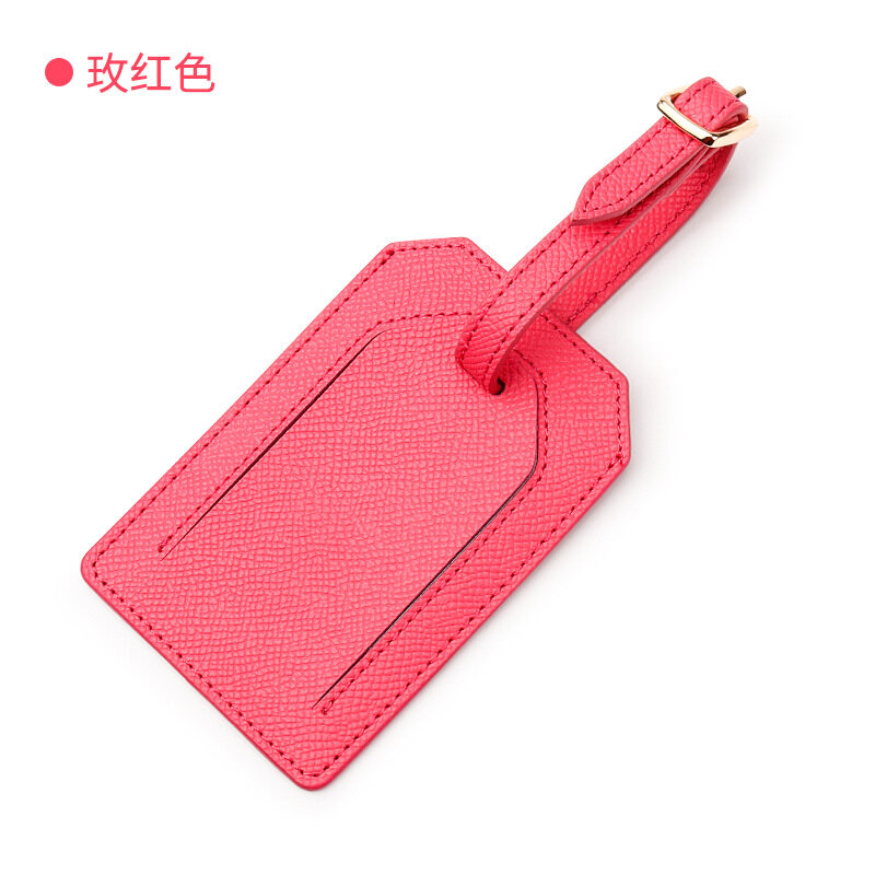 Бирка для багажа из натуральной кожи, именная бирка для чемодана, бирка для путешествий, бирка для регистрации, продукт с тисненым логотипом