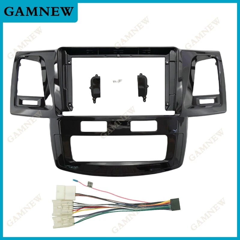 9-дюймовый автомобильный адаптер для Toyota Fortuner Hilux Vigo 2005/2007-2014, комплект панели для установки радиоприемника Android