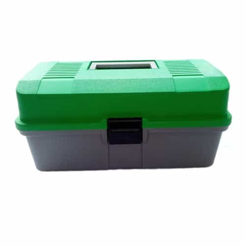 Ящик рыболова двухполочный зеленый (T-HS-FB2-G) Helios