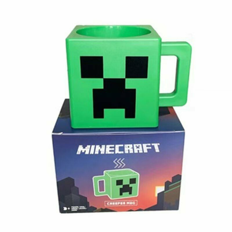 Кружка с изображением мира Minecraft