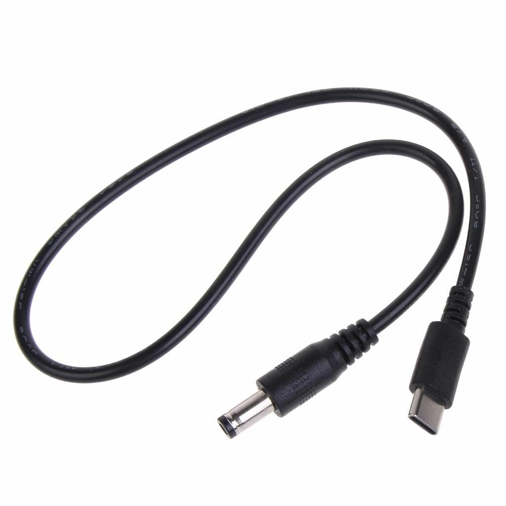 Кабель USB-C DC 5.5x2.1 мм PD, - 20V