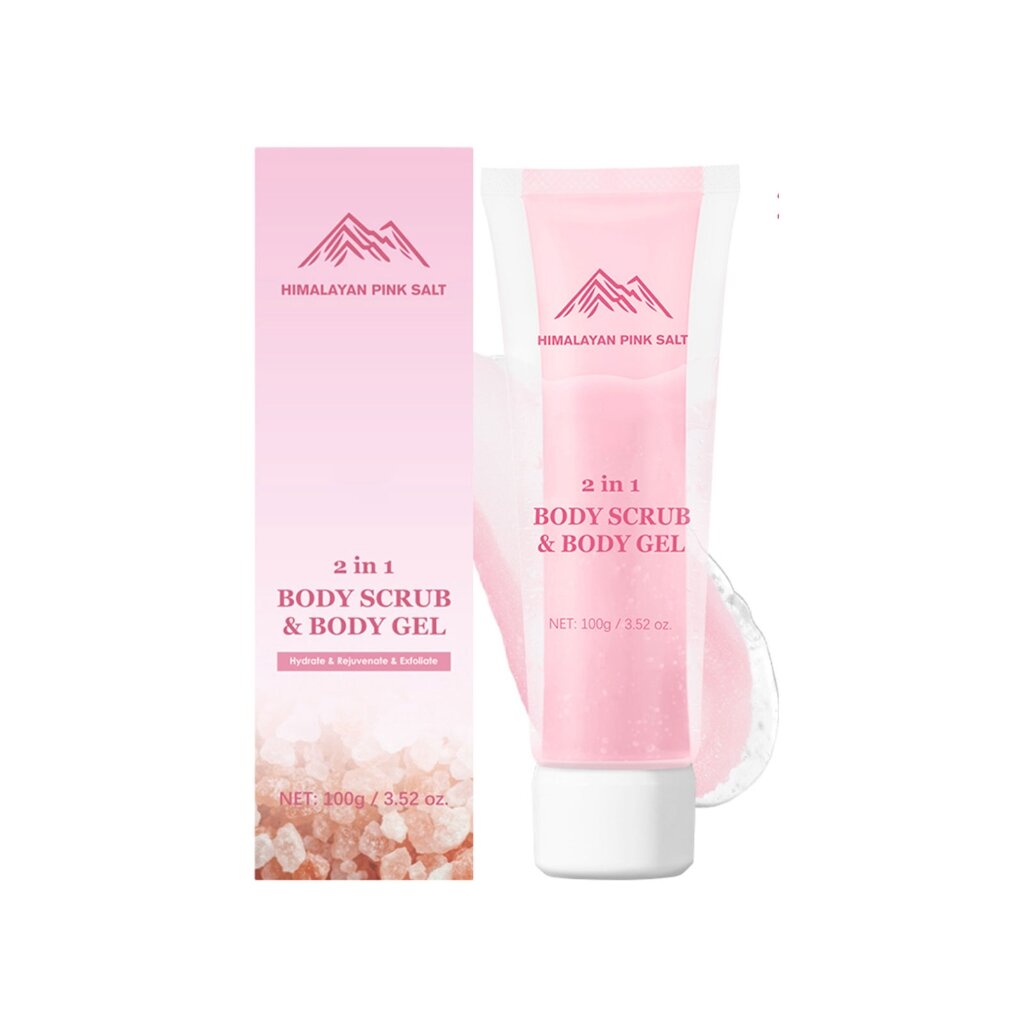 100 г 2 в 1 Скраб для Тела и Гель Для Тела для Отшелушивания Тела Лица Рук Ног Увлажняющий Гель Для Тела Глубоко Очищающий Скраб Для Тела