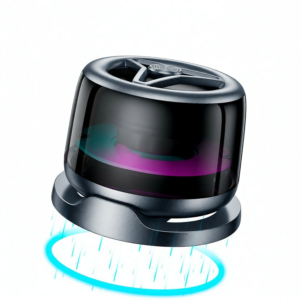 Магнитный мини-колонка портативная беспроводная 5.3 прозрачный корпус с RGB подсветкой для Switch, мобильных телефонов, планшетов и т. д. модель YSW32 материал ABS мощность 3W диаметр колонки φ40мм емкость батареи 400mAh время работы 3-4 часа