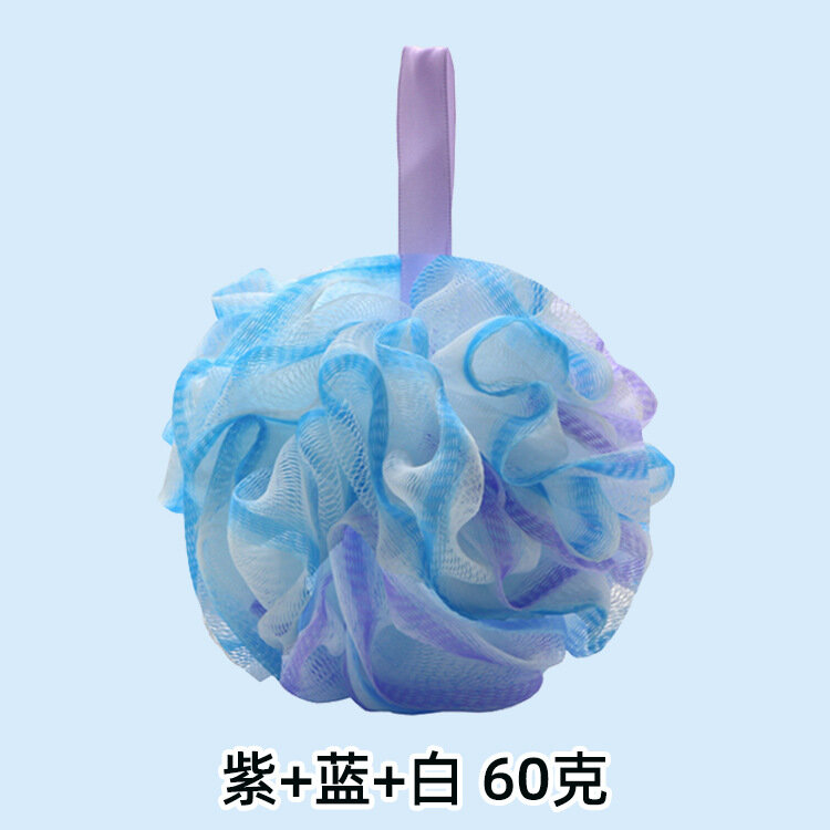 Кросс-бордерный популярный большой градиентный шар для ванны с цветами, высококачественный, не рассыпающийся шар для ванны для мужчин и женщин, пузырьковая сетка для ванны