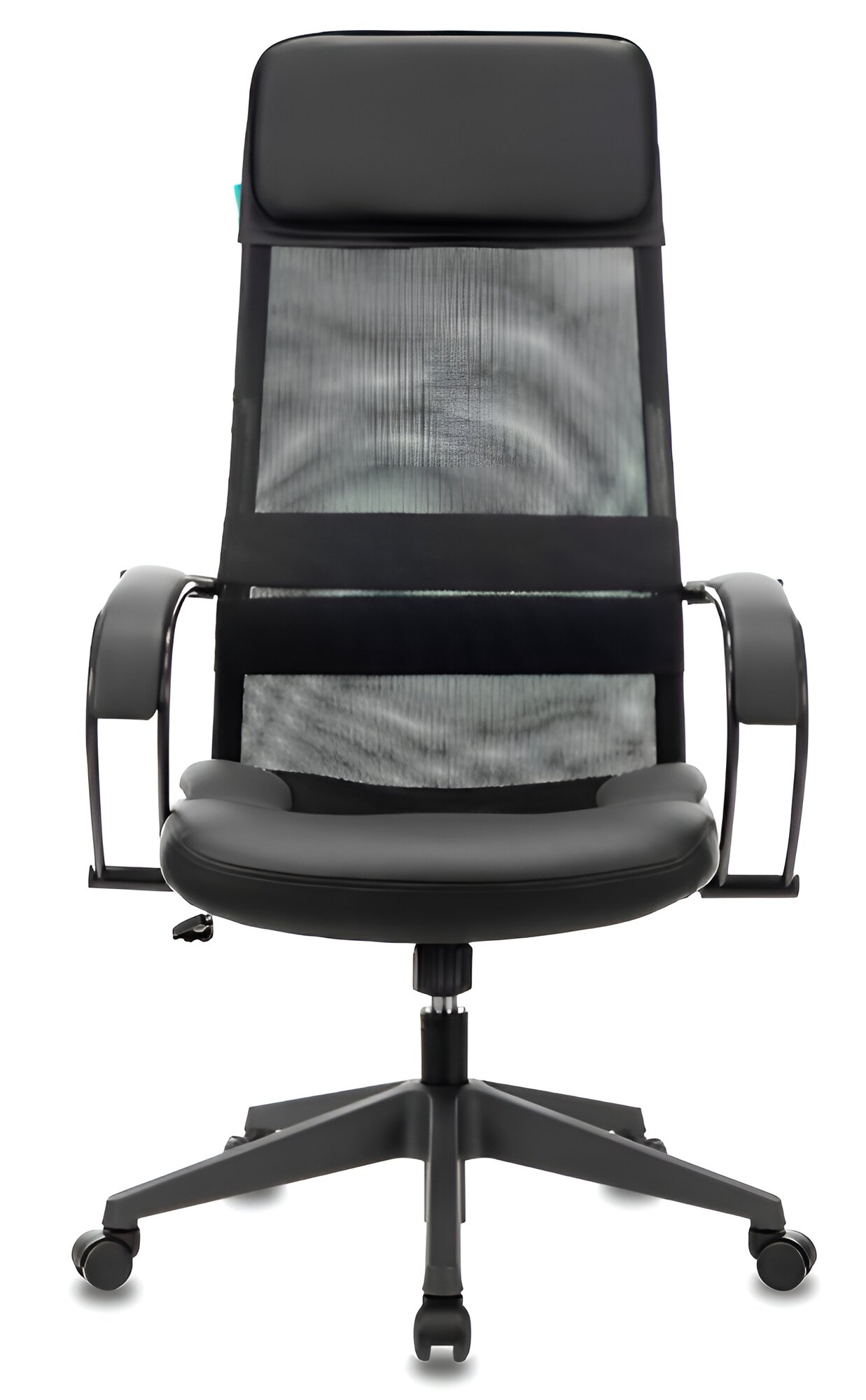 Кресло офисное Бюрократ, CH-608/BLACK, TW-01, black, 120 кг, экокожа