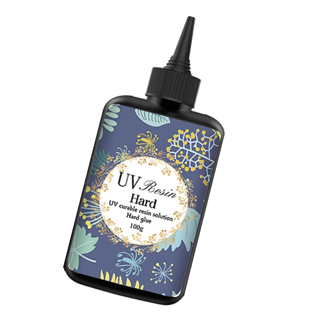 100 мл УФ-Клеев с Низким Запахом для использования внутри помещений, Быстрое Отверждение, Высокая Прозрачность, Безопасная Быстросохнущая Эпоксидная Смола для Ночного Изготовления