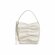 Сумка CHARLES & KEITH, фактура плетеная, молочно-белый