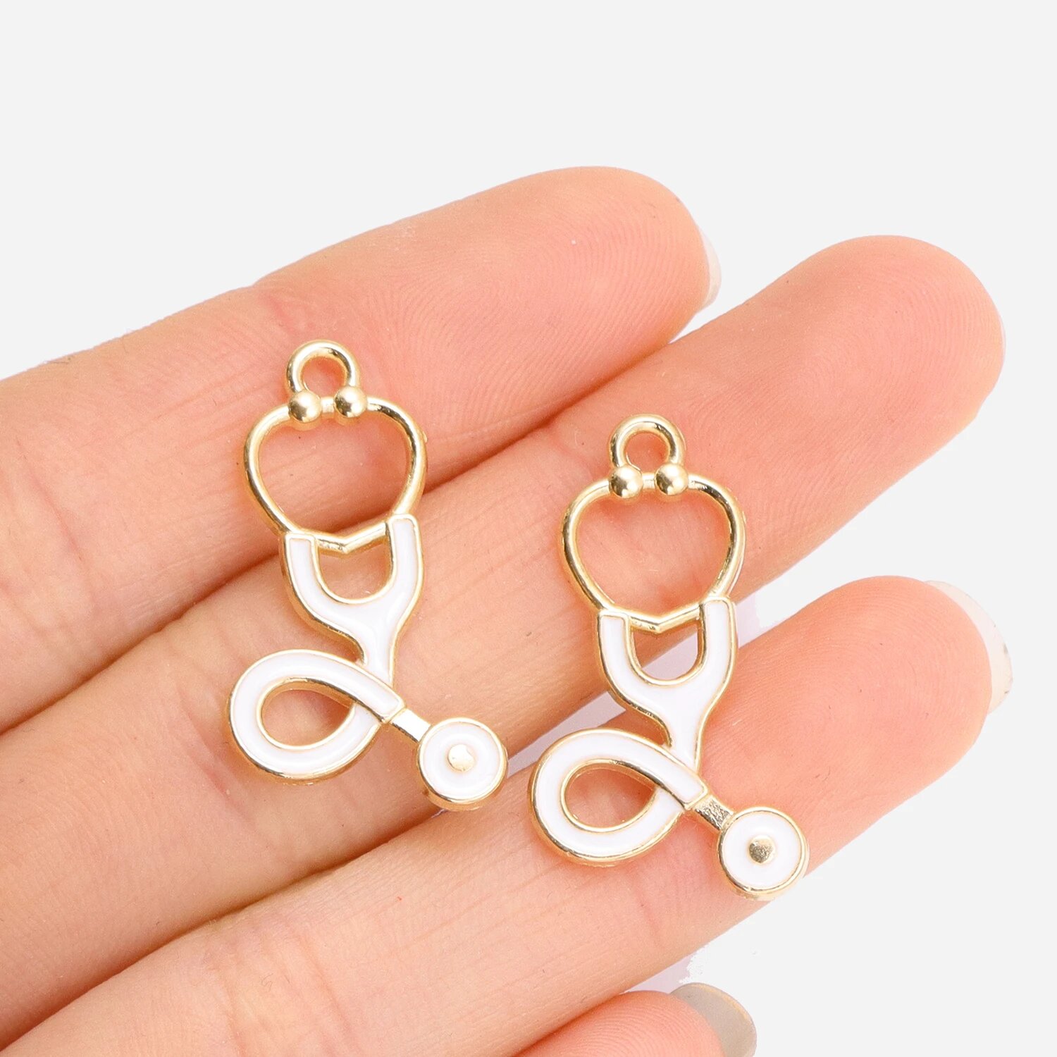 Шармы-стоперы стетоскоп, 10шт, цвет 10pcs