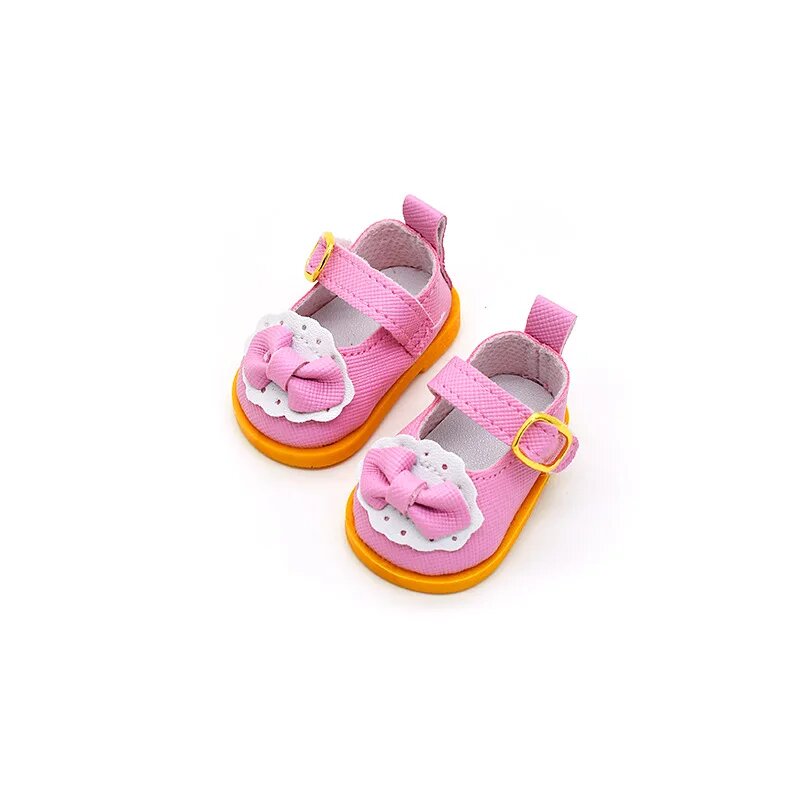 Розовые туфли для кукол 5,5 см, Color: pink