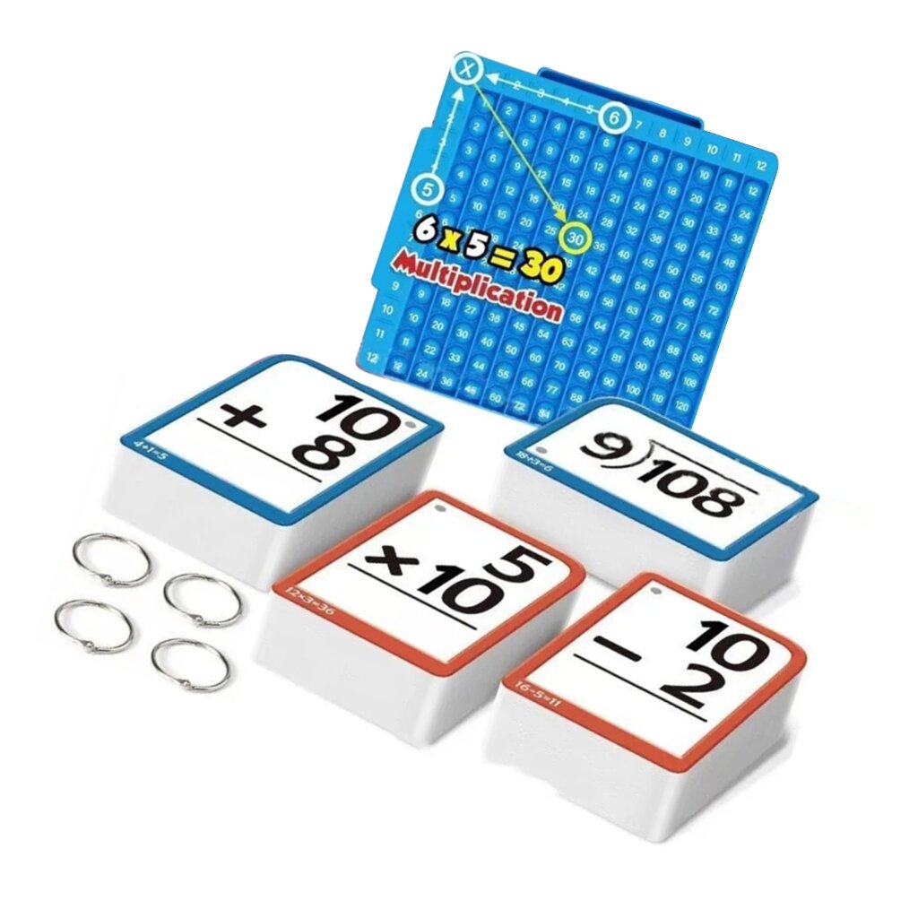 Творческие Обучающие Карточки По Математике Интерактивные Обучающие Карточки для студентов, Ориентированные На Развитие и Тренировку памяти, Учебные Карточки Для практики по Арифметике