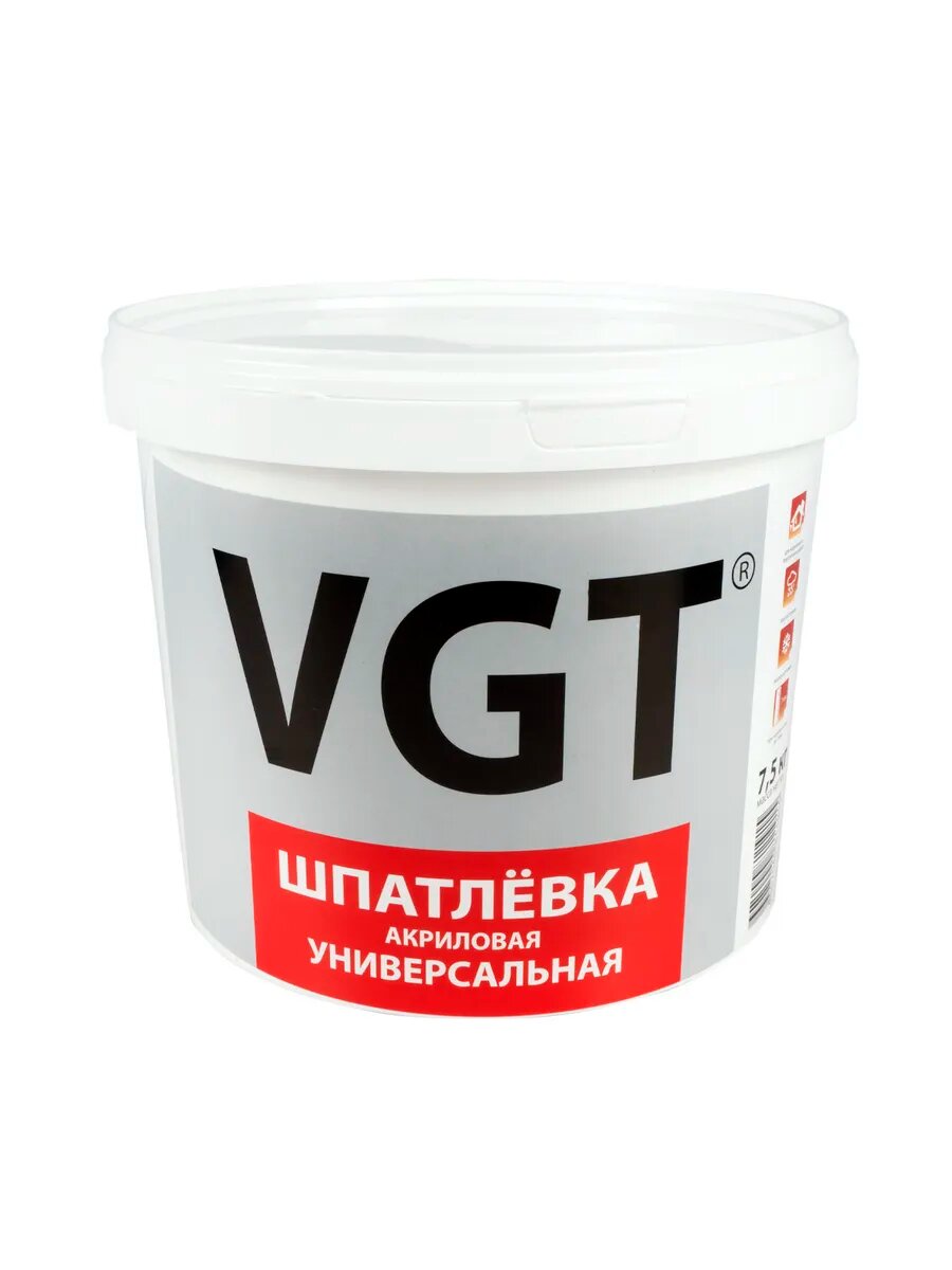 Шпатлевка универс. акриловая вн/нар работы 7,5кг