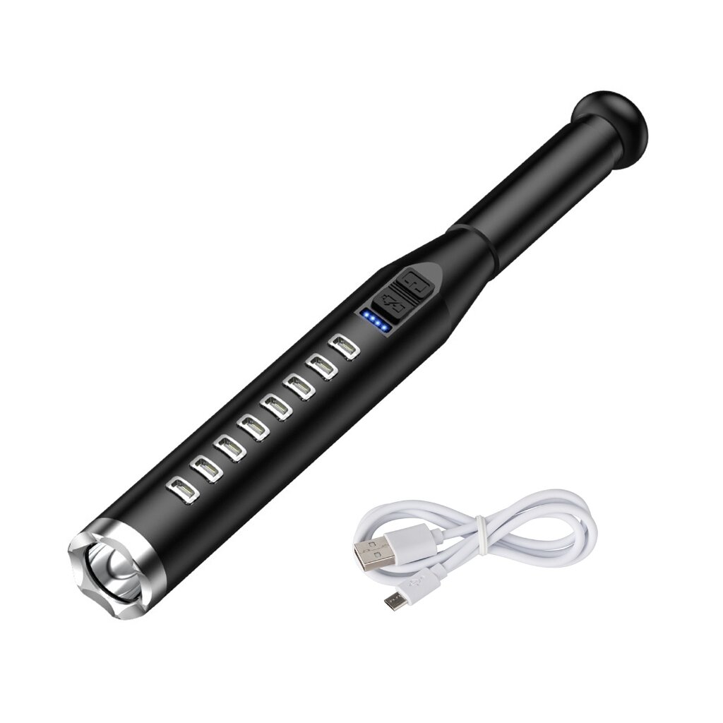 Фонарик для бейсбольной биты-серебристый