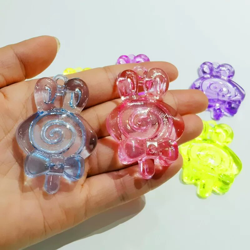 Детские игрушечные украшения в виде кристаллов, конфет, драгоценных камней, леденцов, фруктов, маленькие подарки для