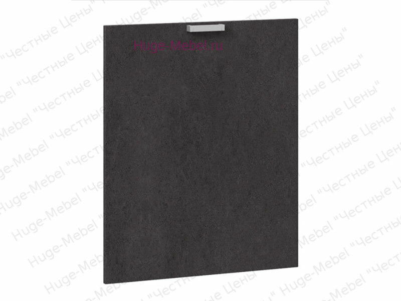 Кухонный фасад Ф-261 бетон графит (Бетон) Huge Mebel . Ширина 596 Высота 916. Кухонные фасады