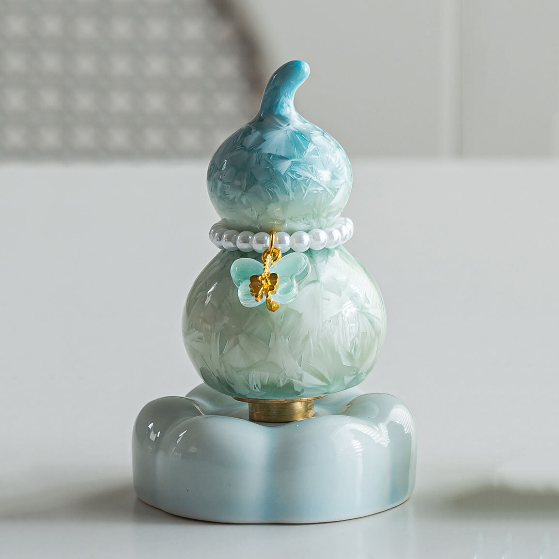 Керамическая тыква, чайные украшения для домашних животных