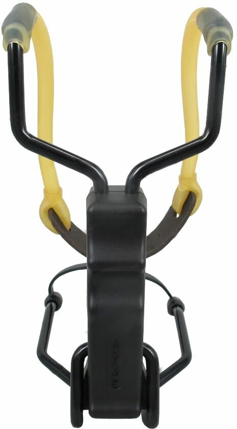 Рогатка NIMAR Advance group "Target" , натуральная кожа, металл, упор, черная