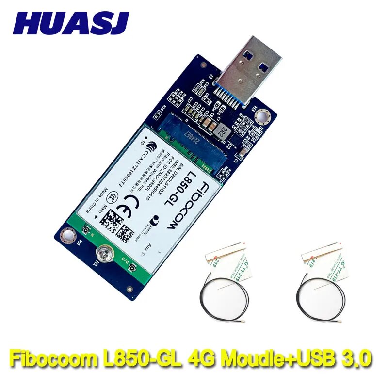 HUASJ Fibocom L850-GL 4G LTE Модем для роутеров Keenetic USB L850-GL