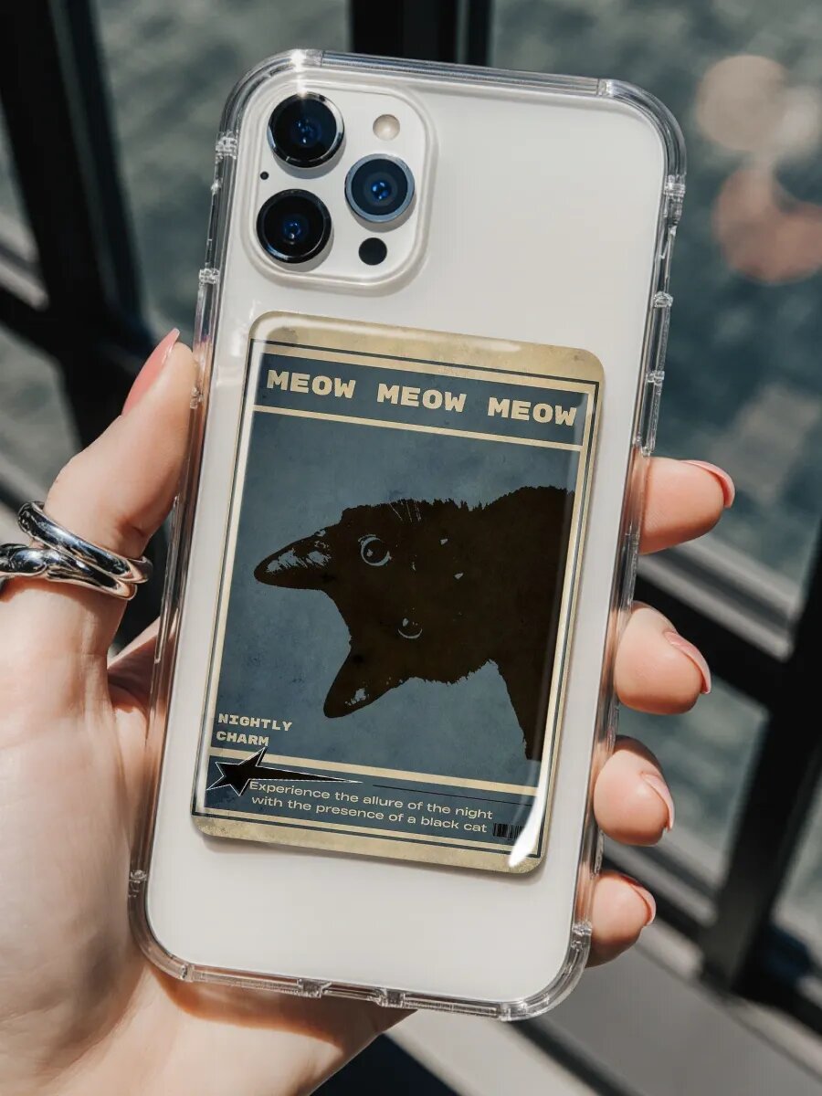 3D стикер на телефон большой Эстетика