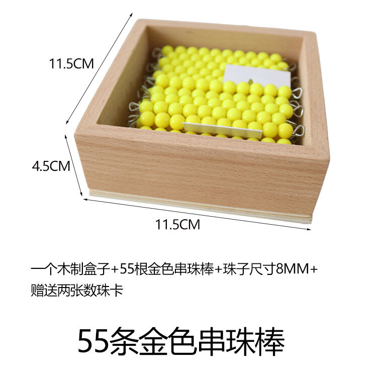 Монтессори математические обучающие пособия, игра в солитер, черные, серые, разноцветные бусины, раннее детское образовательное обучение