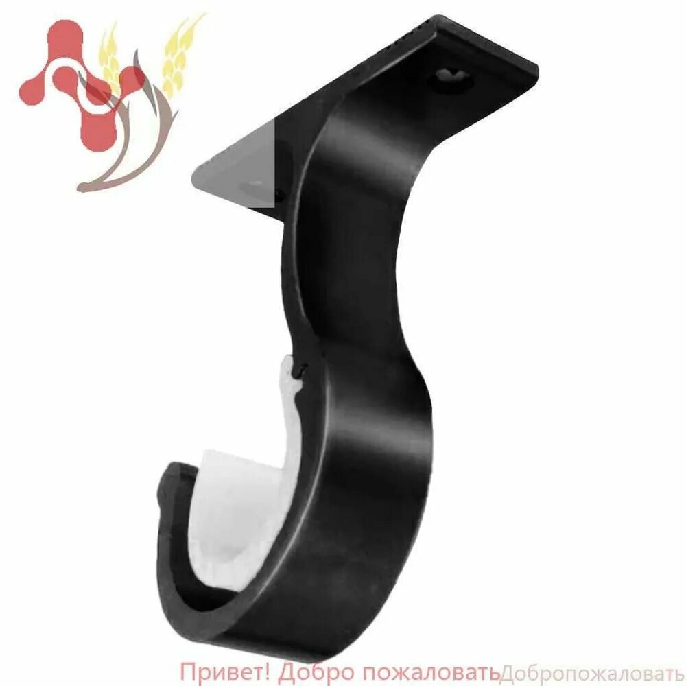 Кронштейны для карнизов. Держатель из алюминиевого сплава крючков драпировок, настенное крепление с набором винтов 2 штук.