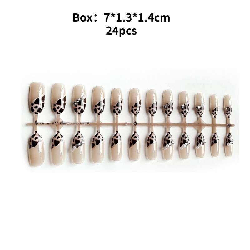 Китайские 24 шт. перламутровые наклейки для ногтей в гелевых и желейных стилях