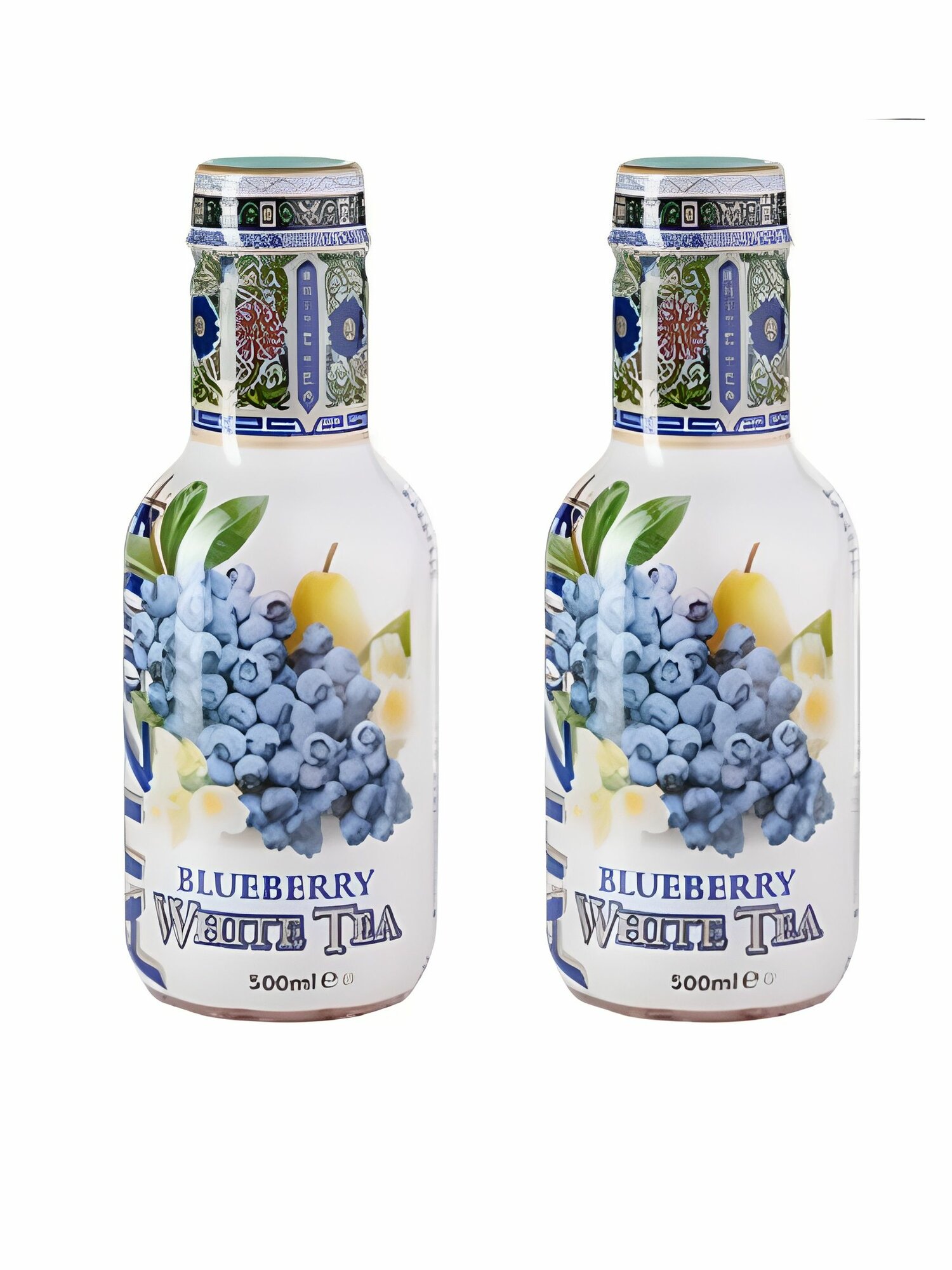 Холодный чай Arizona белый со вкусом черники, 500мл. Упаковка 2 шт.