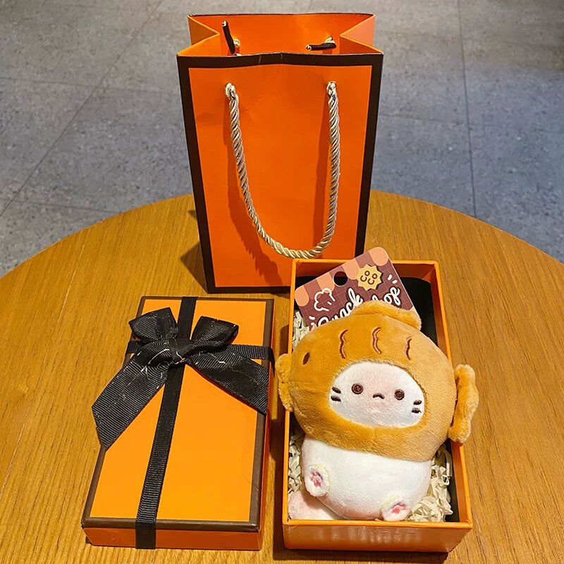 Плюшевый брелок-подвеска для ключей и рюкзака в виде кошки Тайяки, японская мягкая милая кукла, украшение, небольшой