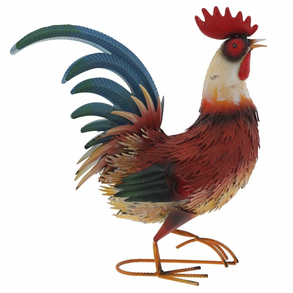 Фигура декоративная Петух, 37х15,5х41,5 см KSM-818612