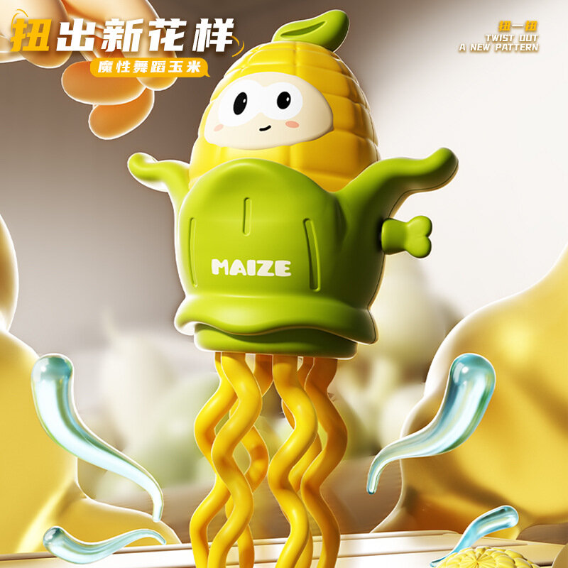 Новый популярный товар: Волшебная танцующая кукуруза, детская игрушка, инерционная, с обратным ходом, креативный осьминог, веселая игрушка в целом стакане