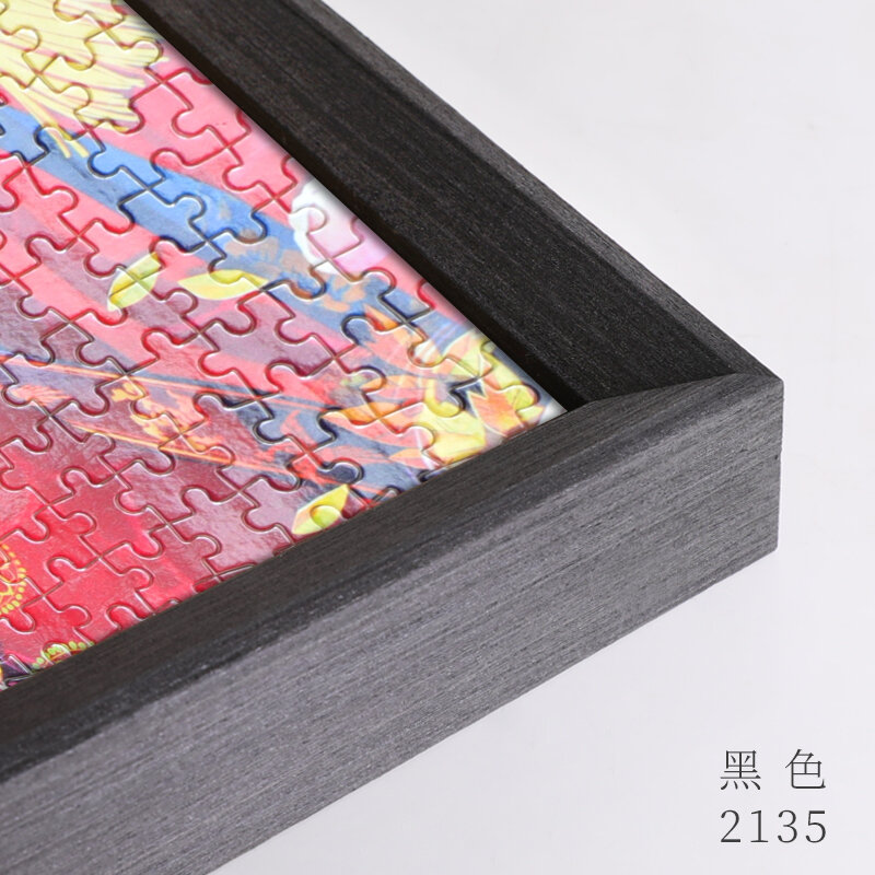 Горячая распродажа1000-элементный пазл, фоторамка, настенное крепление, 500 монтажная рамка, 300 элементов рамки, 50x70, индивидуальный*75 элементов