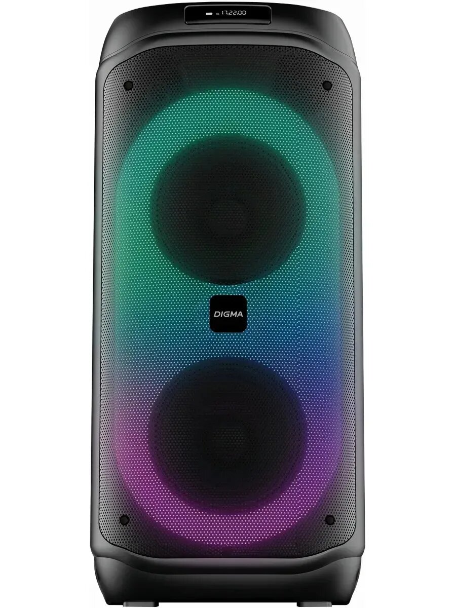 Минисистема портативная D-MC1722 60Вт FM USB BT micro SD