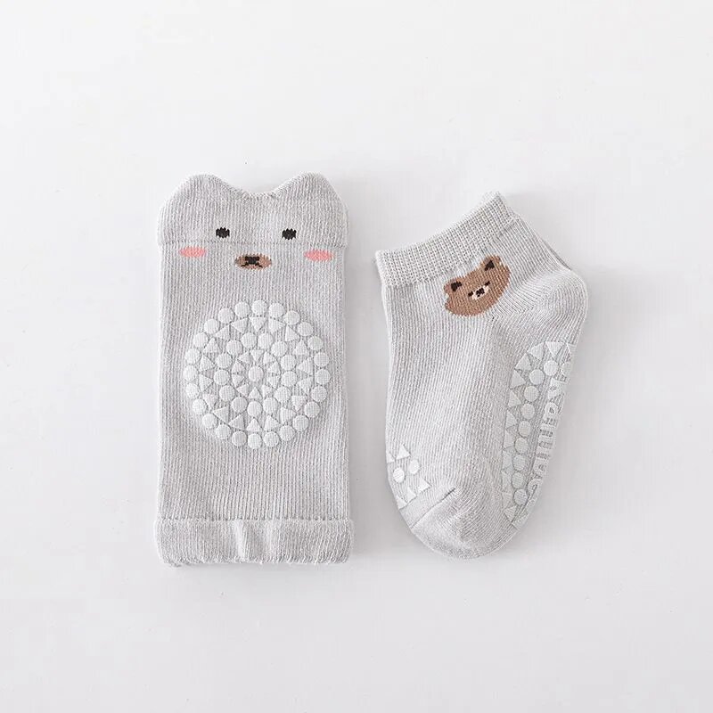 Детские наколенники для ползания, набор наколенников