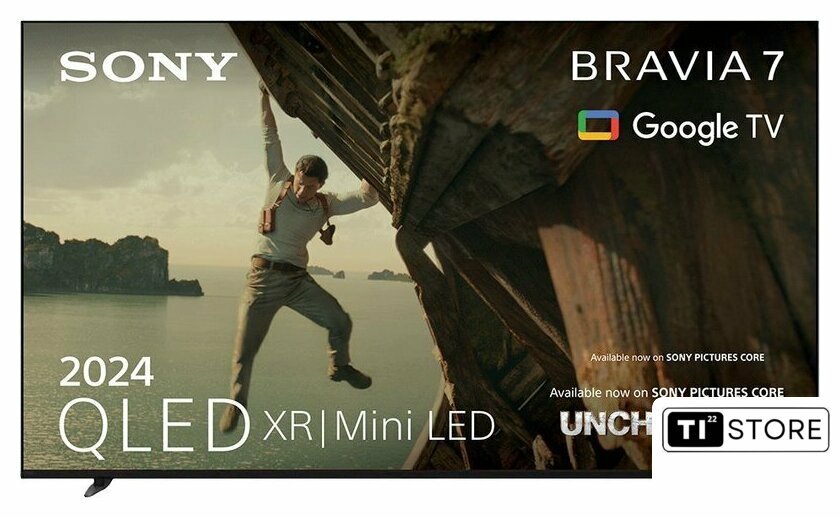 Телевизор Sony Bravia 7 K-75XR70 2024, диагональ 75", 4K Ultra HD MiniLED, Smart TV, AndroidOS, Wi-Fi, Bluetooth, Gaming