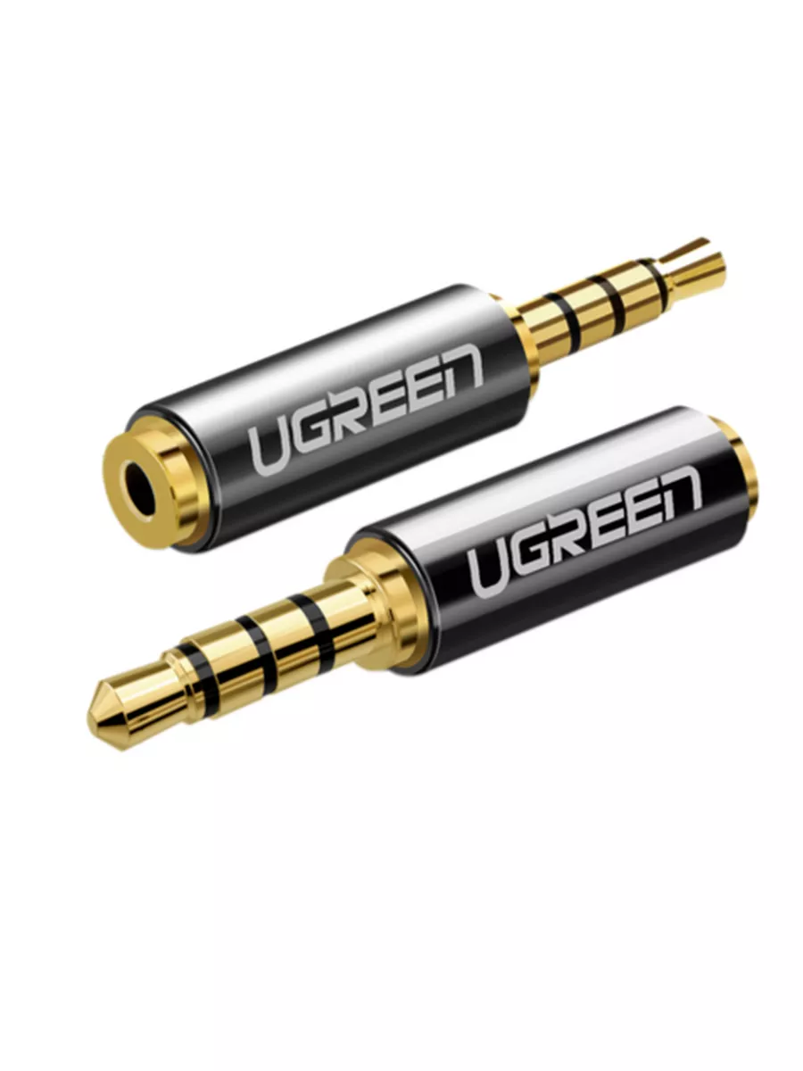 Адаптер UGREEN (20502) 3.5mm Male to 2.5mm Female Adapter Серый 3.5 mm to 2.5 mm