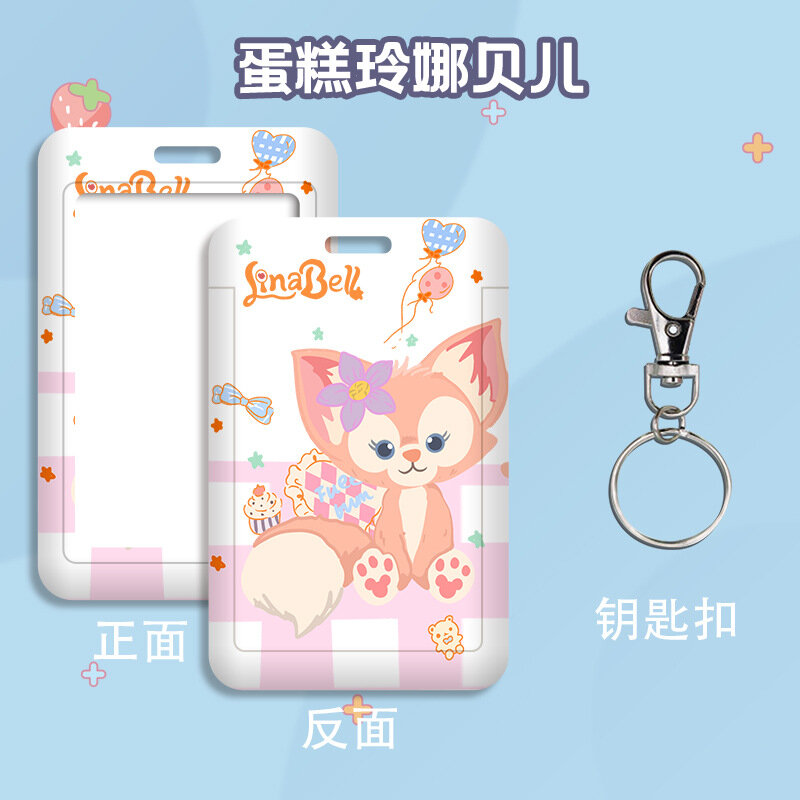 Держатель для карт с мультяшным автобусом, держатель для карты питания, доступа в метро, студенческий держатель для карты кампуса с шнурком, оптовый держатель для удостоверения кампуса