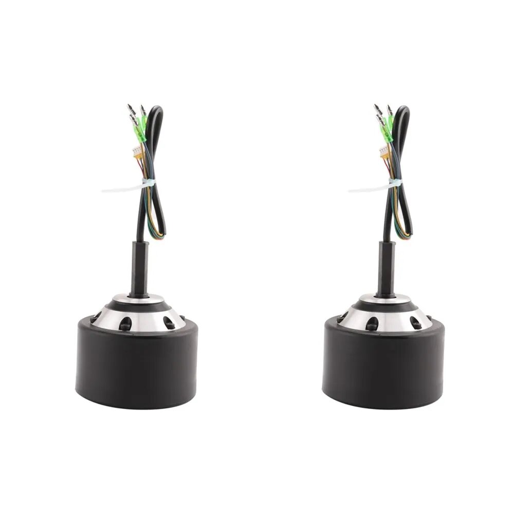 2X Электрический скейтборд 600 Вт, мотор беспроводной датчик, пульт дистанционного управления, приводная втулка, 90 мм, черный